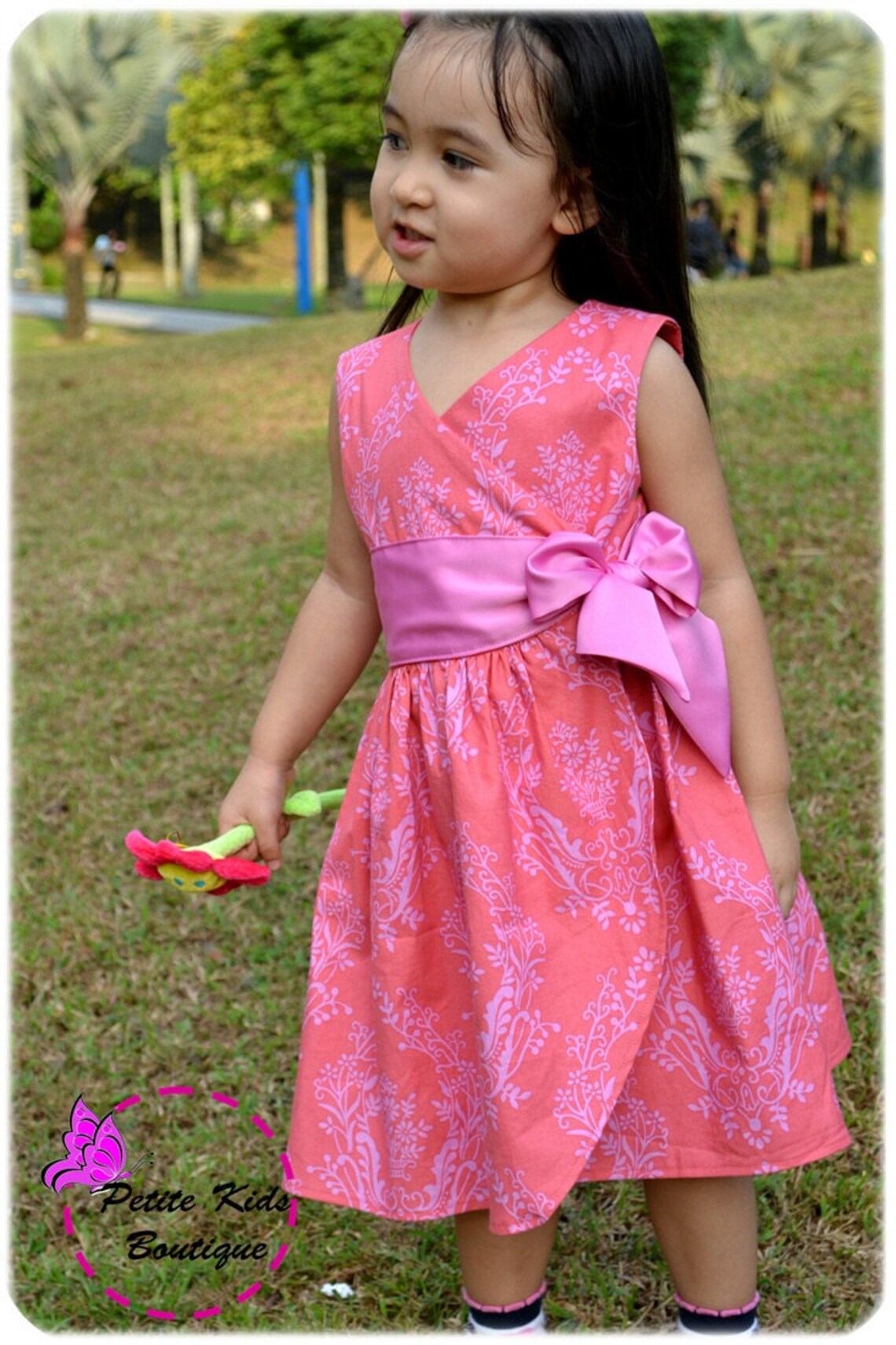 Anya Dress for Girls 12M-8Y PDF Pattern & Instruction Wrap - Etsy
