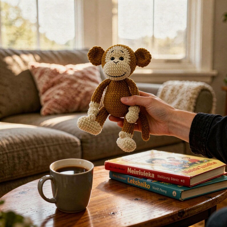 Crochet Monkey Amigurumi Pattern | Beginner Friendly Plush Toy (digital ...