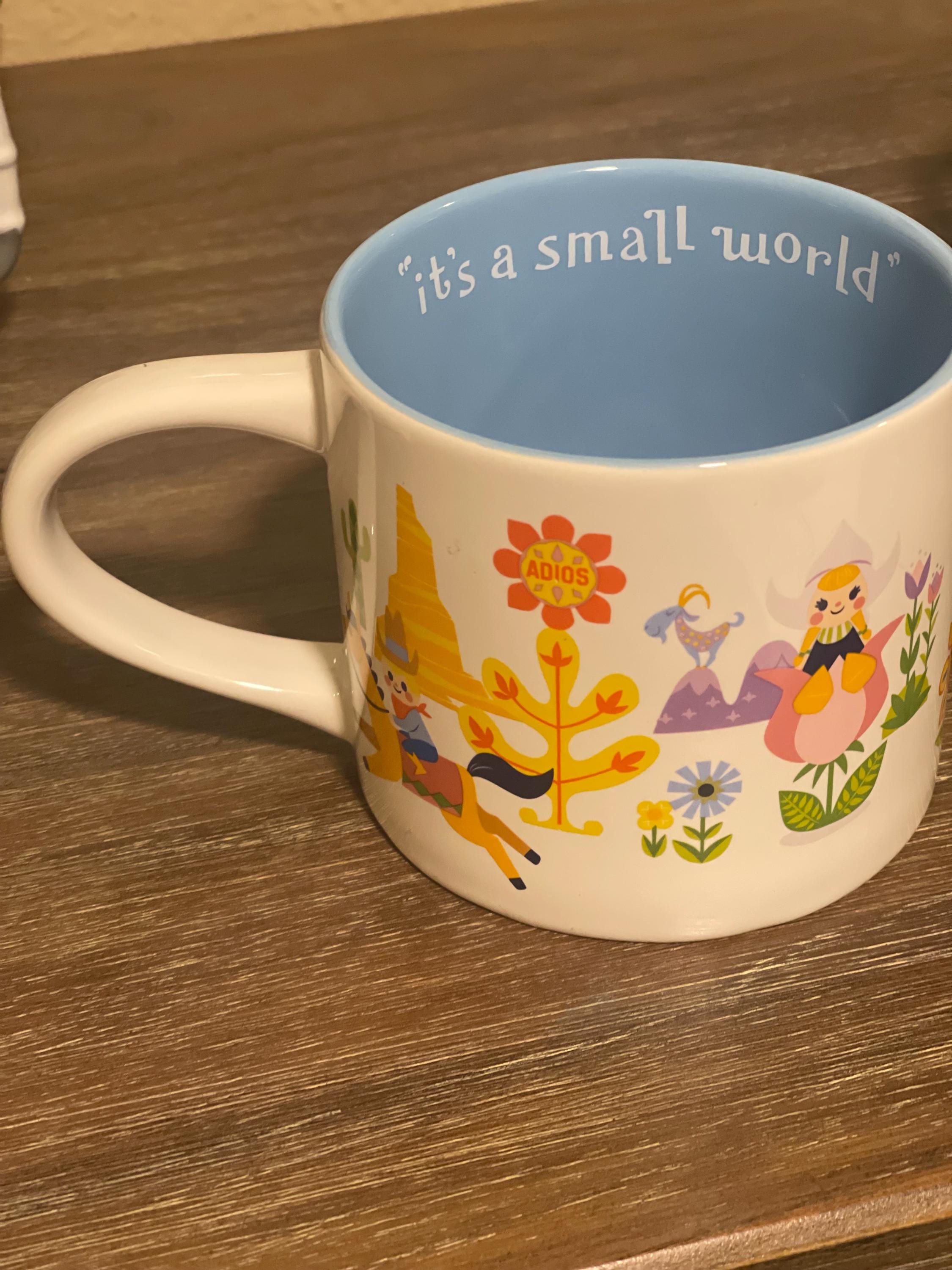Disney It’s a Small World Goodbye Flowers Mug - Etsy