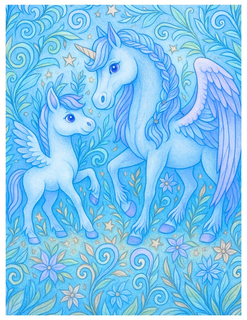 Mythical and Fantasy Creatures Coloring Pages | Printable Coloring Book ...