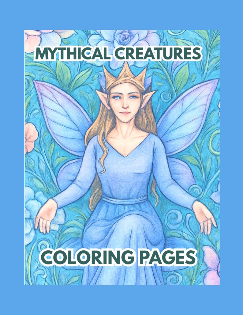 Mythical and Fantasy Creatures Coloring Pages | Printable Coloring Book ...