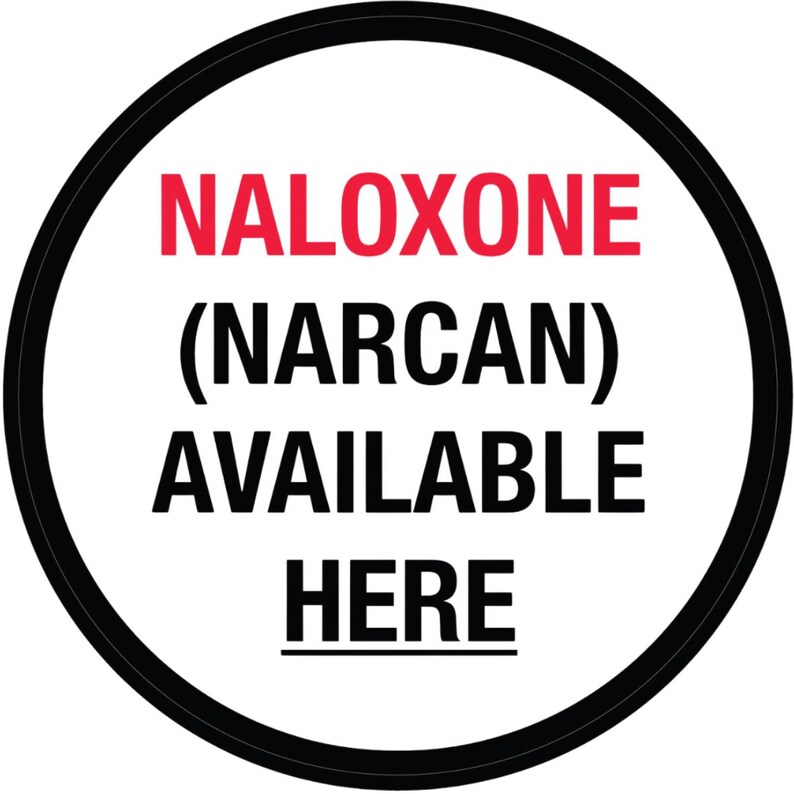 Naloxone Available Here Sticker - Etsy