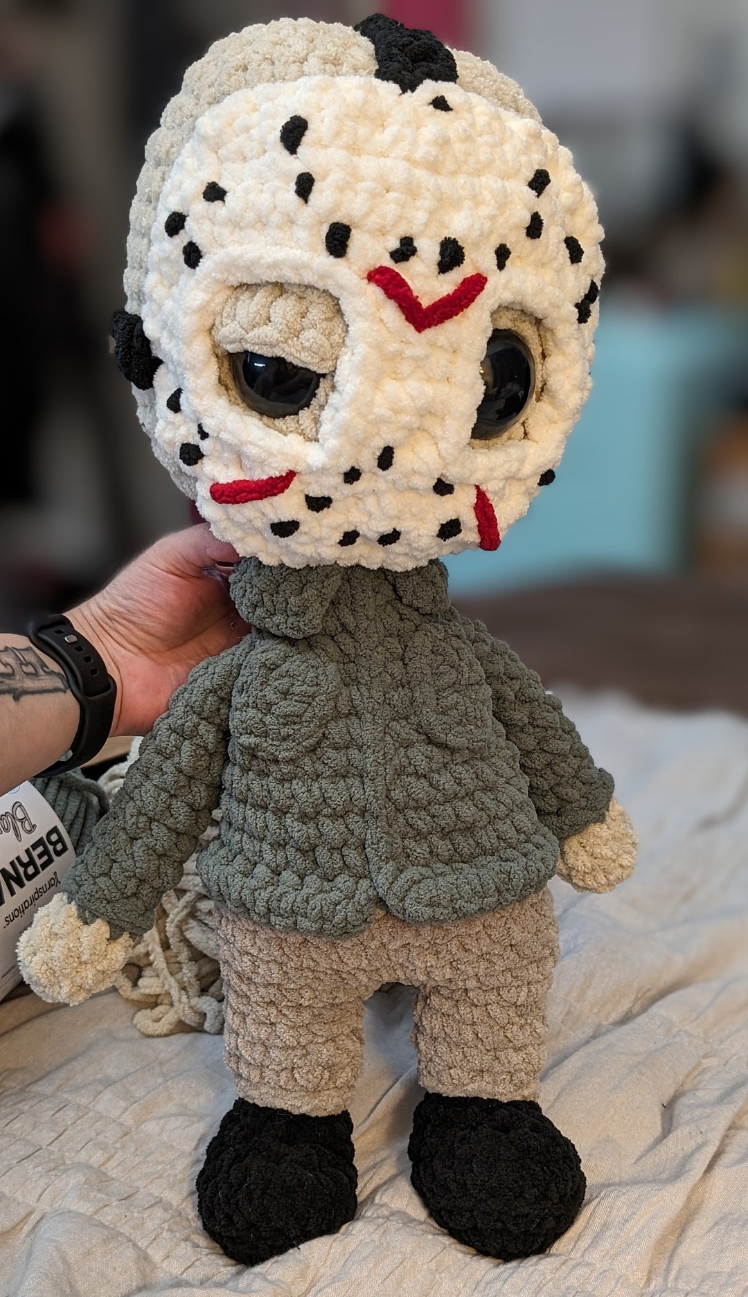 Horror Slasher Doll: Handmade Halloween Fan Plush - Etsy