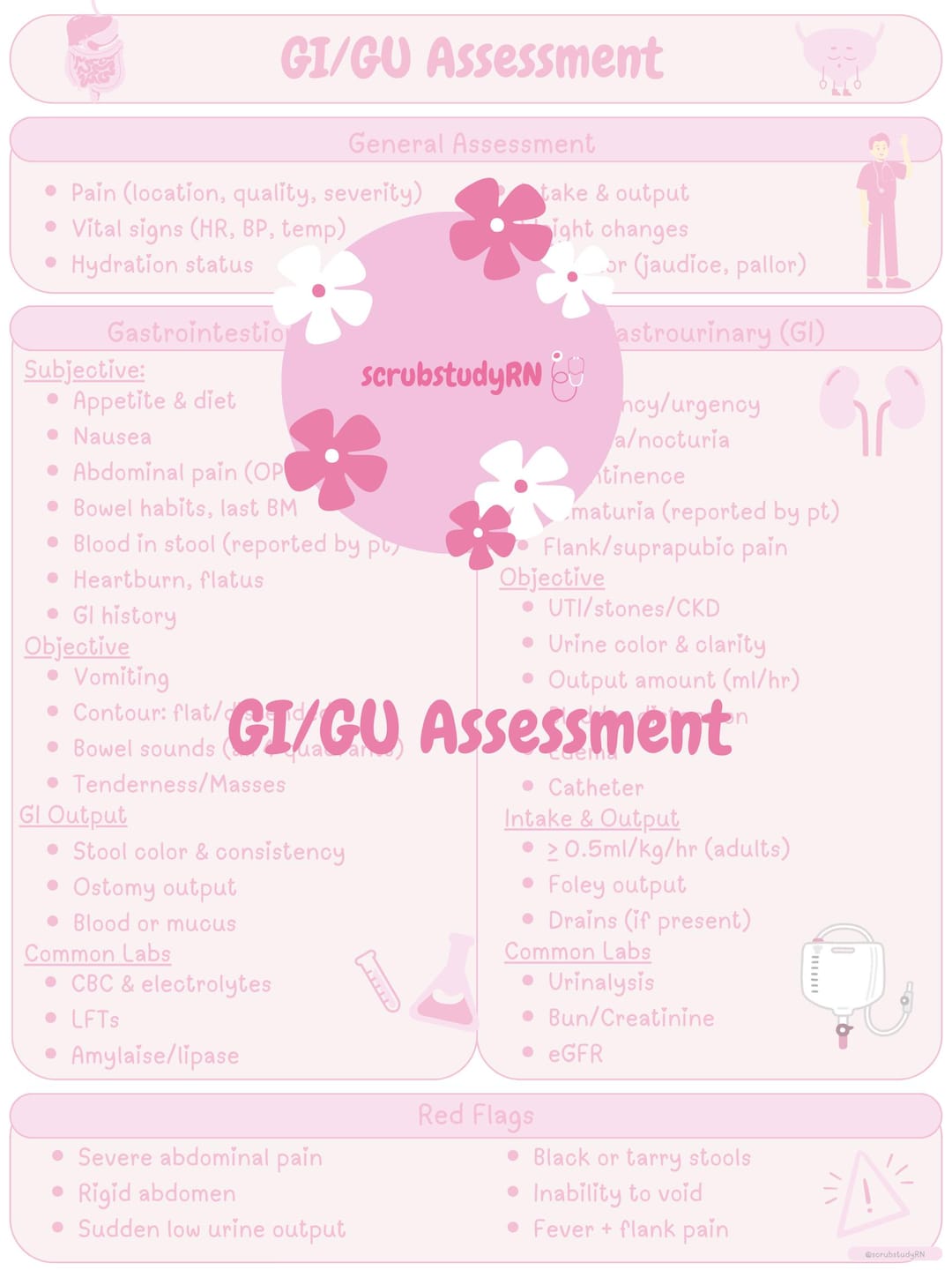 GI/GU Assessment - Etsy
