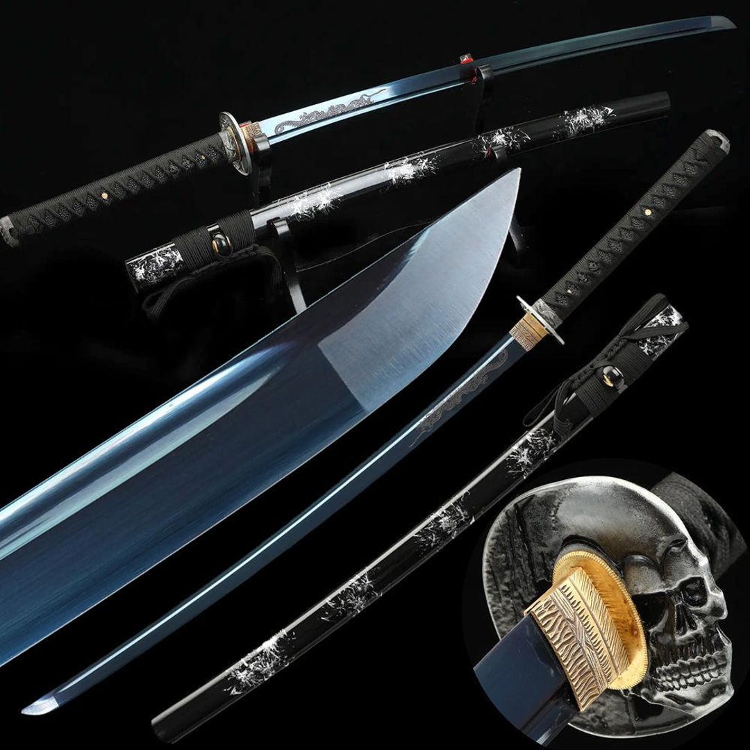 Espada samurái japonesa de 40 pulgadas, hecha a mano, auténtica katana ...