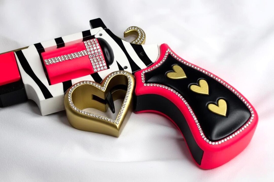 Pro Valentino's Gun - Hazbin Hotel – Valentine Hand Cannon Props – 3D ...