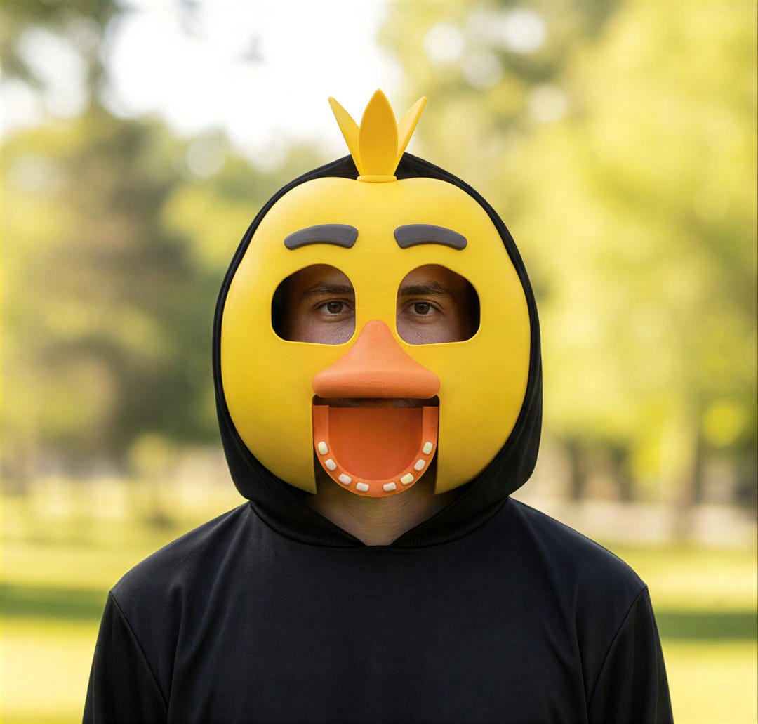FNAF - Chica Mask - 3d-printed - Fan Costume - Etsy