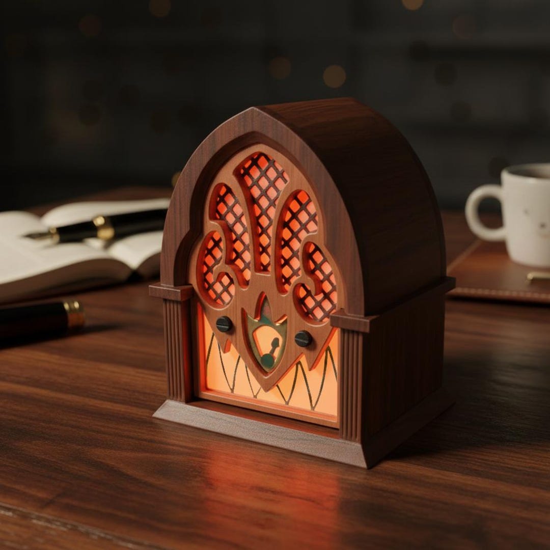 Hazbin Hotel / Alastor Radio Lightbox Lamp L Storage L Speakers - Etsy