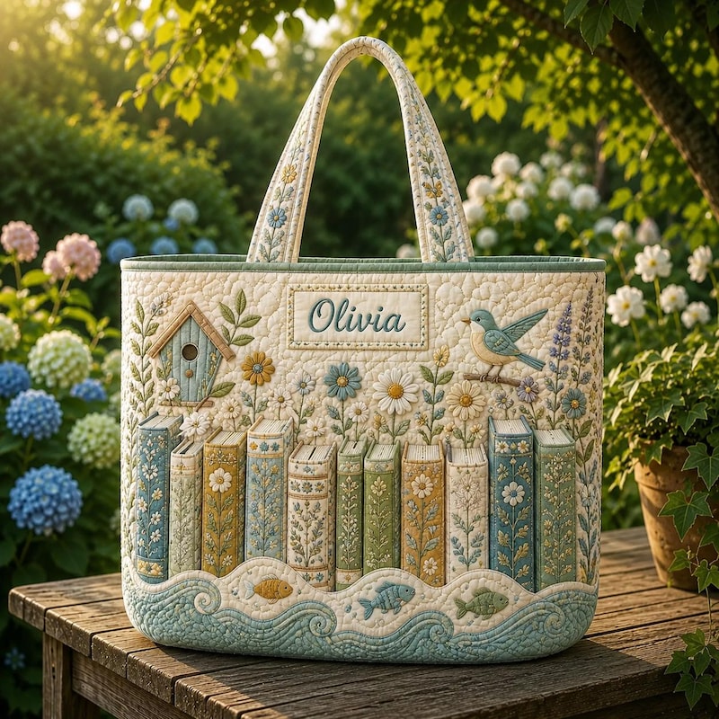 Cottagecore Quilted Tote - Etsy