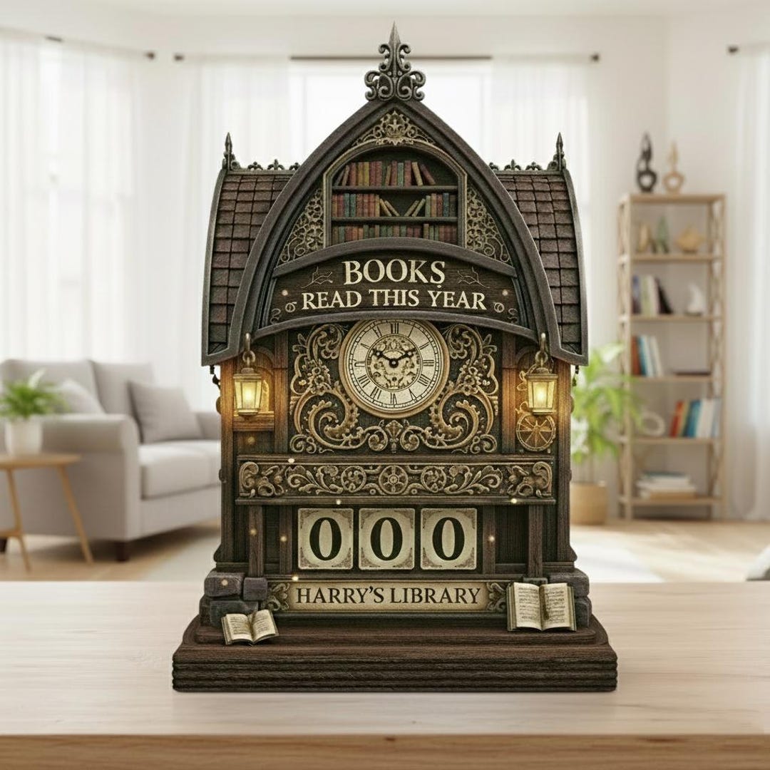 Personalized Books Read This Year Tracker Sign,book Lover Reader Gift ...