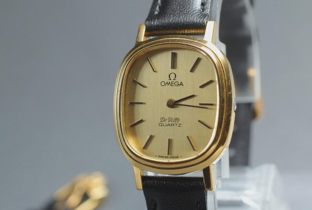 Near MINT] Vintage 1979 OMEGA De Ville Cal.1350 Quartz Women's Watch ...