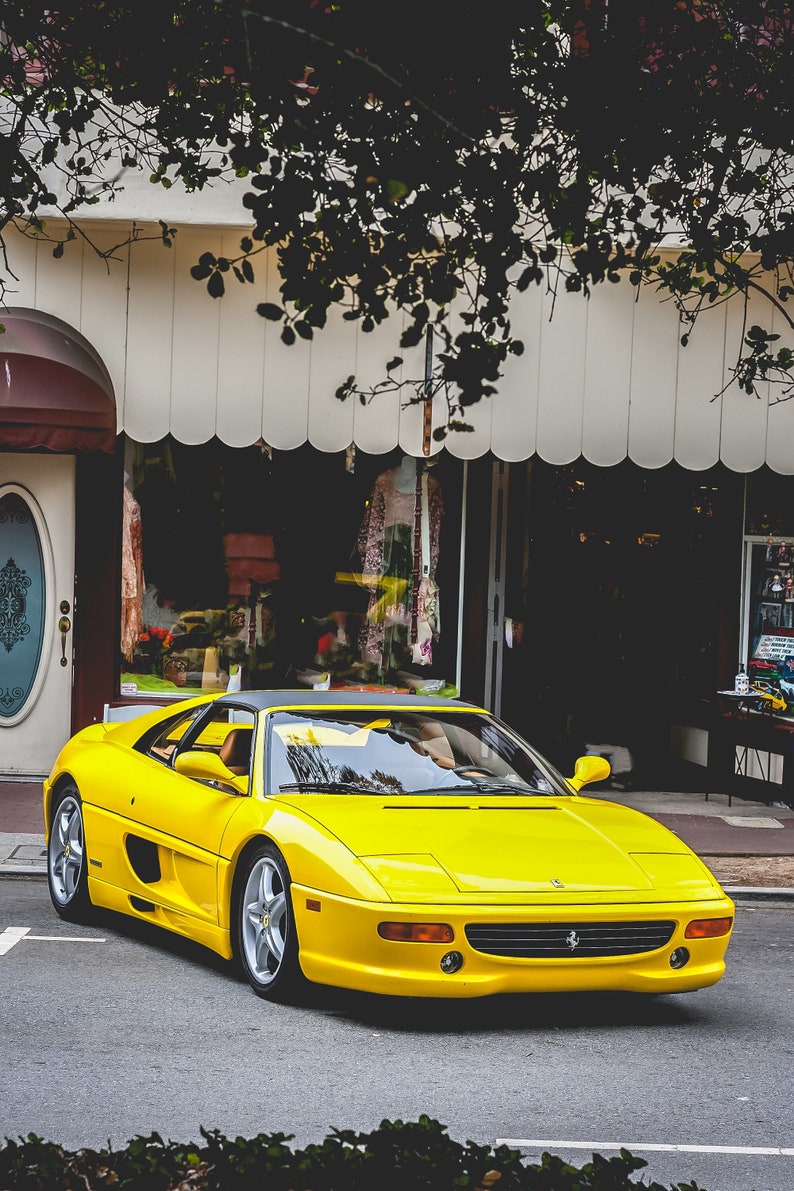 Ferrari F355 | Poster| Automotive Art | Wall Art | Fine Art | Vintage ...