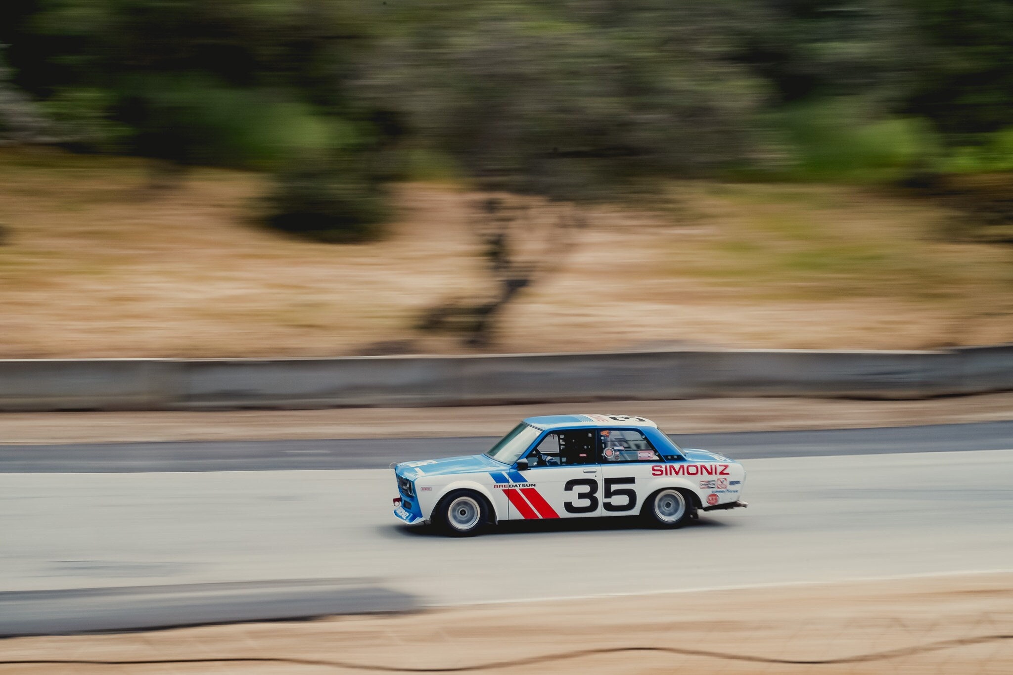 BRE Datsun 510 trans-am Color Print Automotive Unframed Gift Poster ...