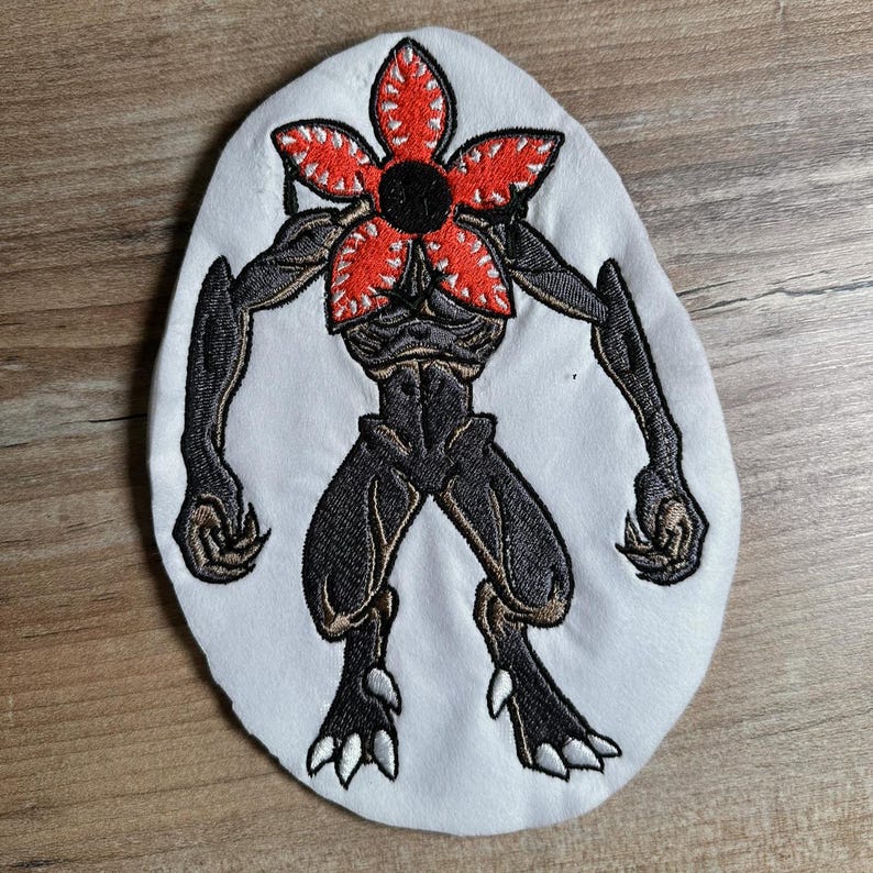Demogorgon 7" Weird Things Machine Embroidery Design - Etsy