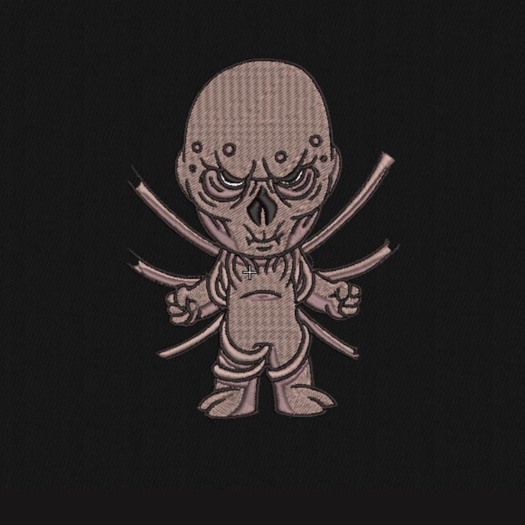 Baby Vecna 6" Weird Things Machine Embroidery Design - Etsy