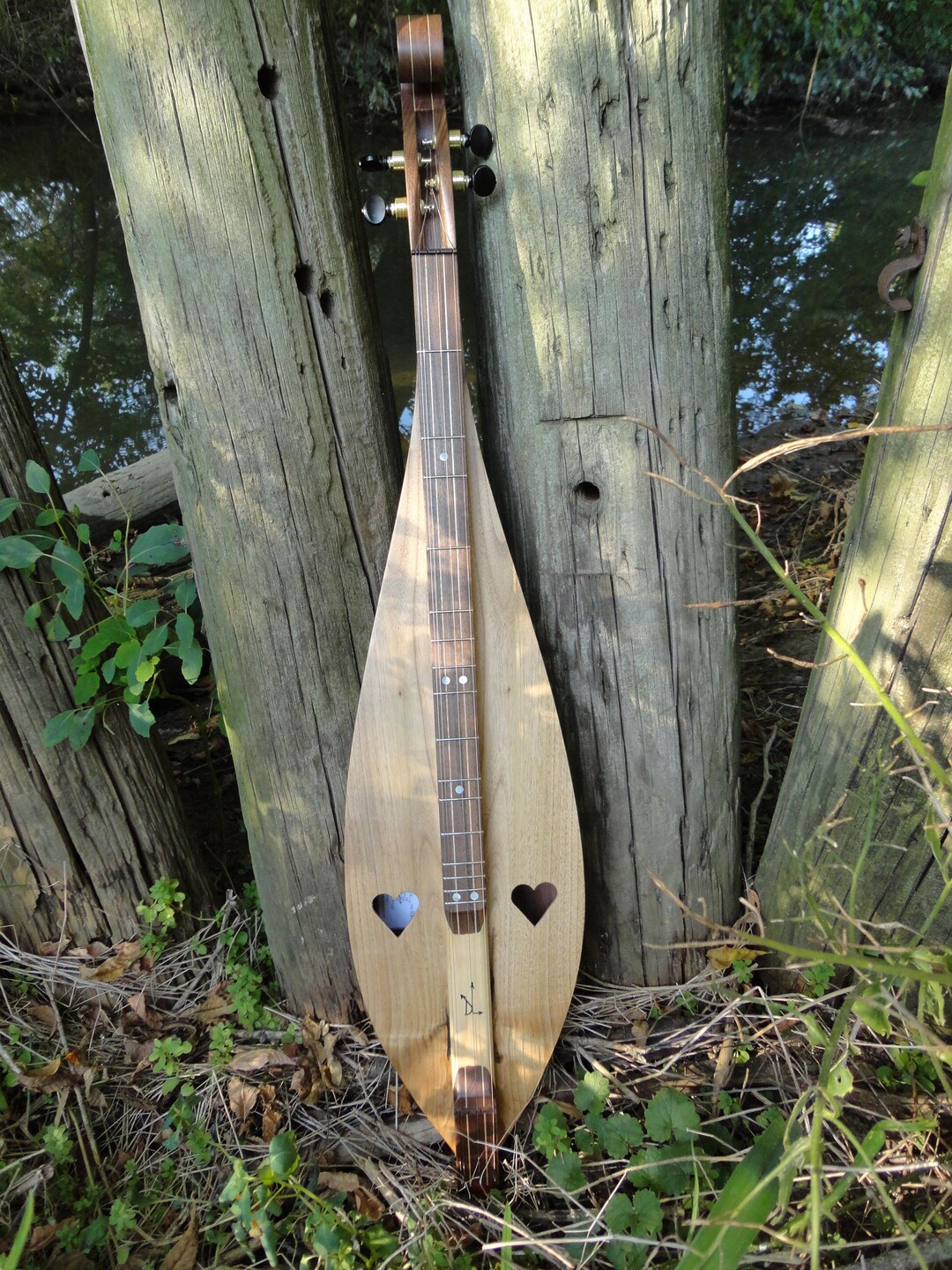 Custom Walnut/butternut Teardrop Dulcimer - Etsy