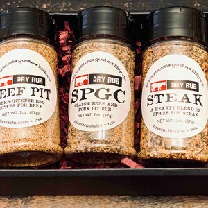 BBQ Beef Rub Spice Blends Gift Set - Pit Beef, SPGC, Steak - Etsy