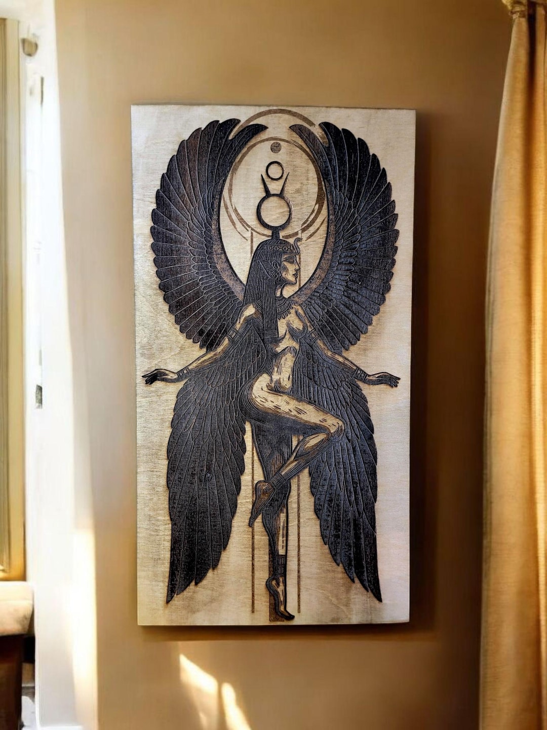 Isis Wall Art / Egyptian Goddess Art / Sacred Feminine / Esoteric Decor ...