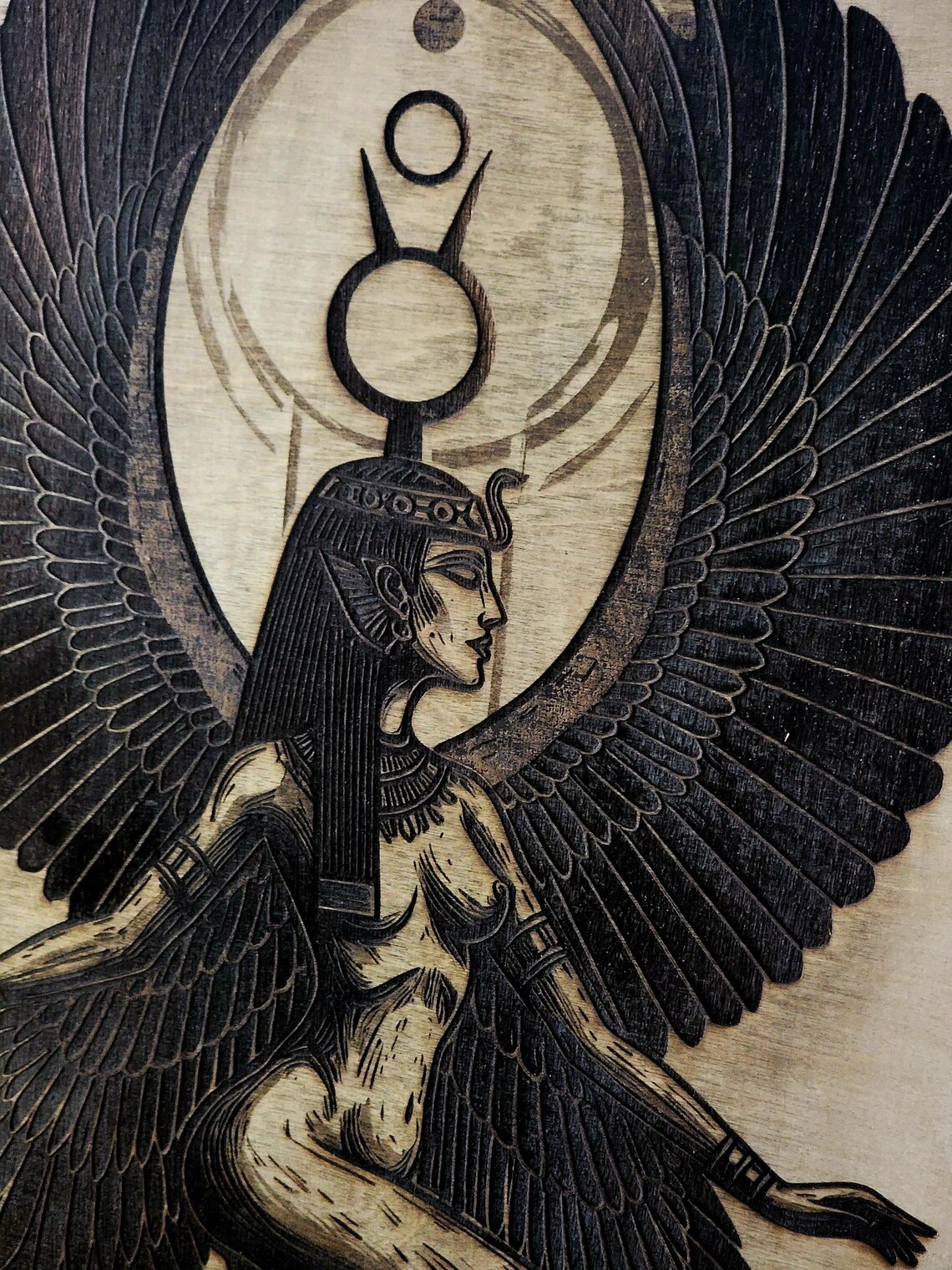 Isis Wall Art / Egyptian Goddess Art / Sacred Feminine / Esoteric Decor ...