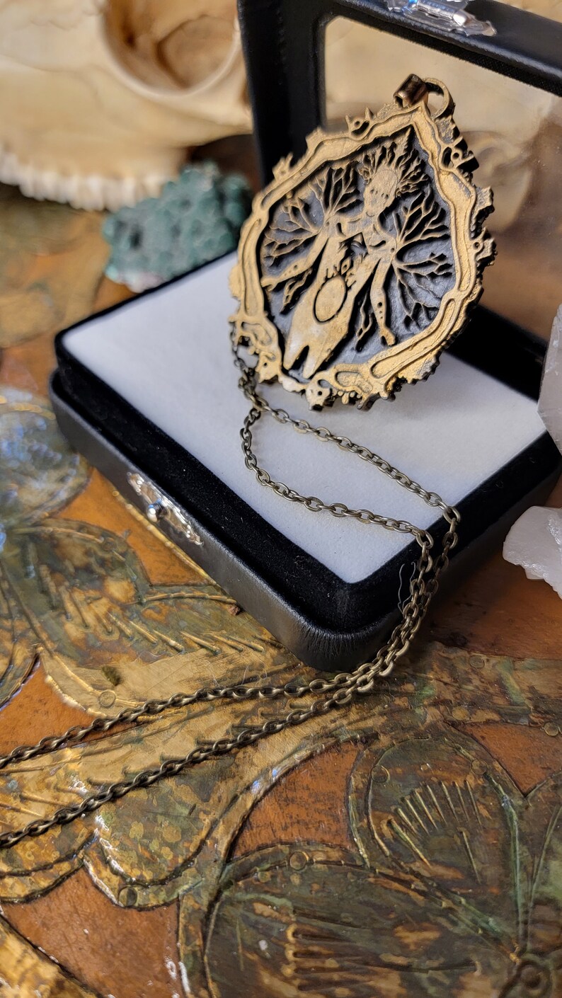 Mystical 3D Printed Occult Pendant Handmade Spiritual - Etsy