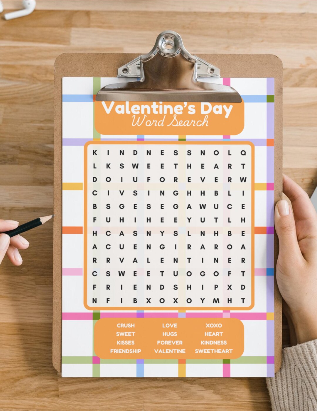 Valentines Day Word Search Printable Classroom Valentines Kids ...
