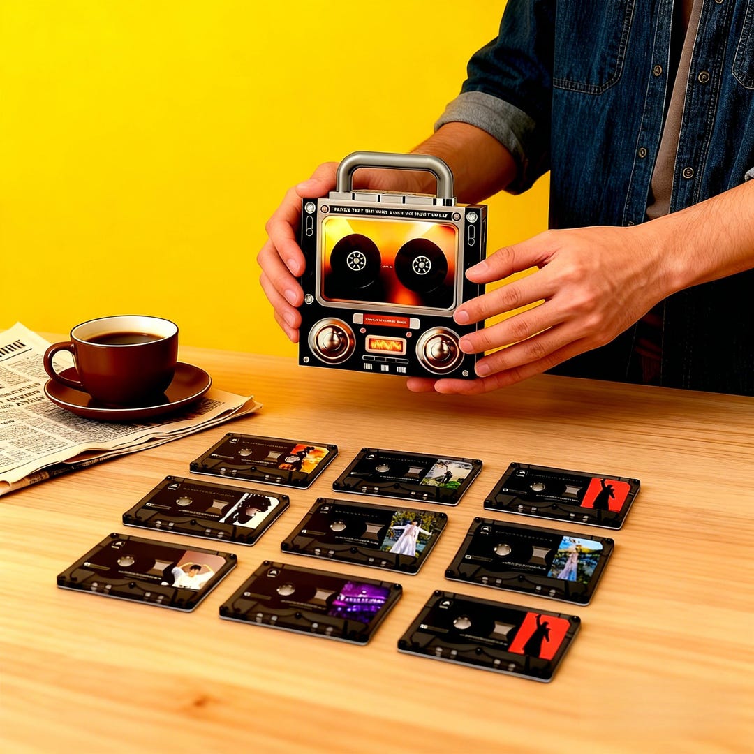 Handmade Retro NFC Cassette | Custom Playlist, Nostalgic Fridge ...