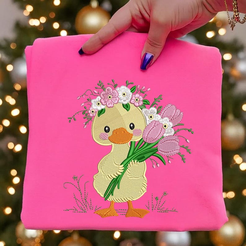 Cute Girl Embroidery Design With Banner, Pink Dress Doll Machine ...