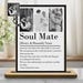 Soul Mate Definition - Personalized Custom Wood Plaque - Gift for ...