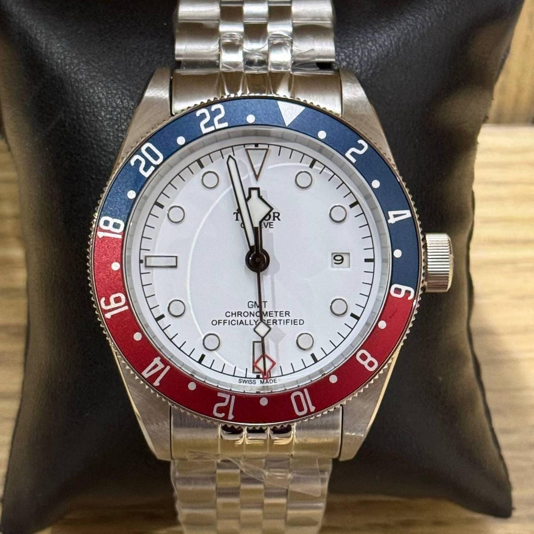 Vintage Tudor Automatic Movement Round White Dial Silver Stainless ...