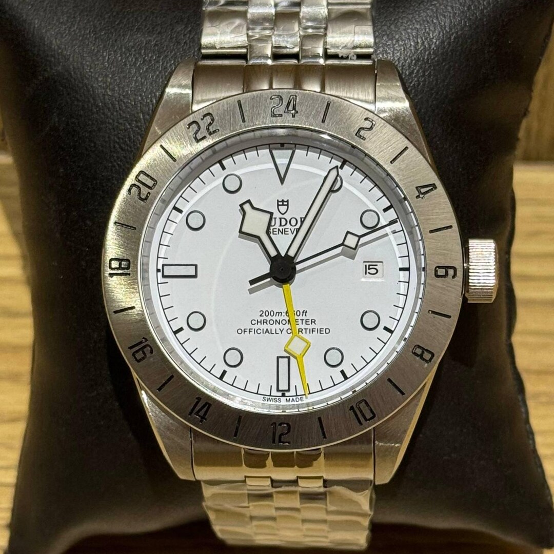Vintage Tudor Automatic Movement Round White Dial Silver Stainless ...