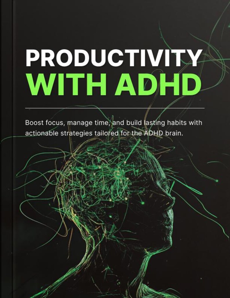 ADHD Productivity Guide – Focus & Time Management Ebook (digital Download) - Etsy