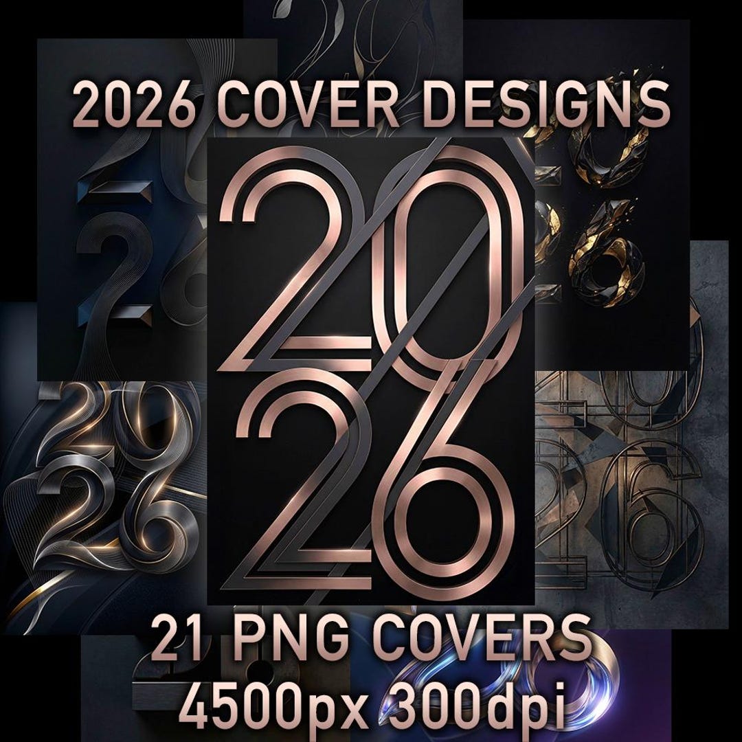 2026 Theme Covers 4500px 300dpi (21 Png Files) - Etsy