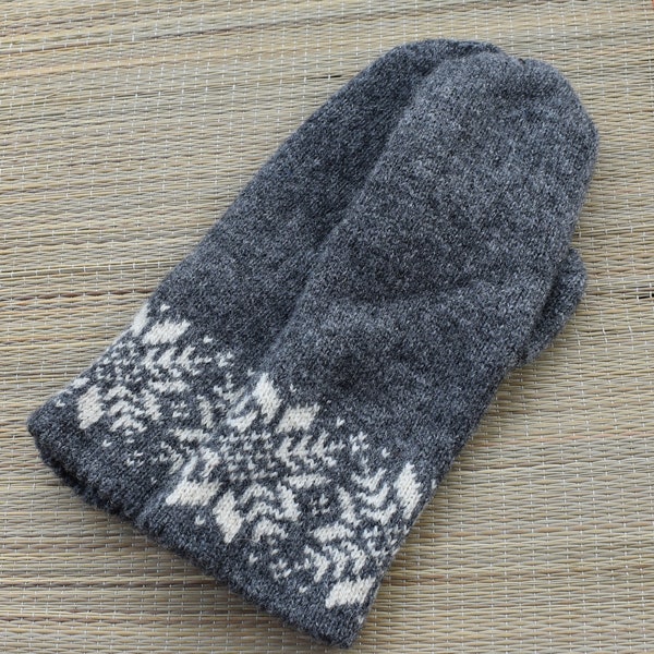 Double Knit Mittens - Etsy
