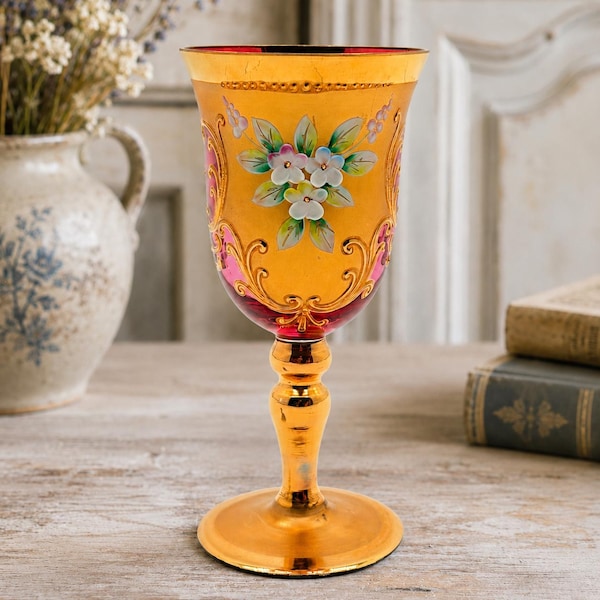 Venetian Glass Ruby - Etsy