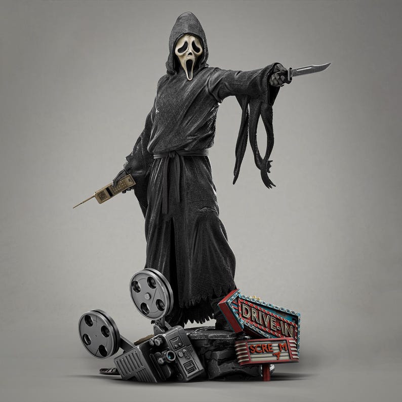Ghostface - Scream STL File - Etsy