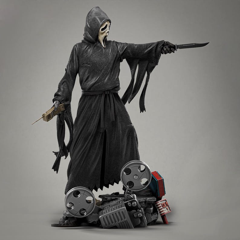 Ghostface - Scream STL File - Etsy