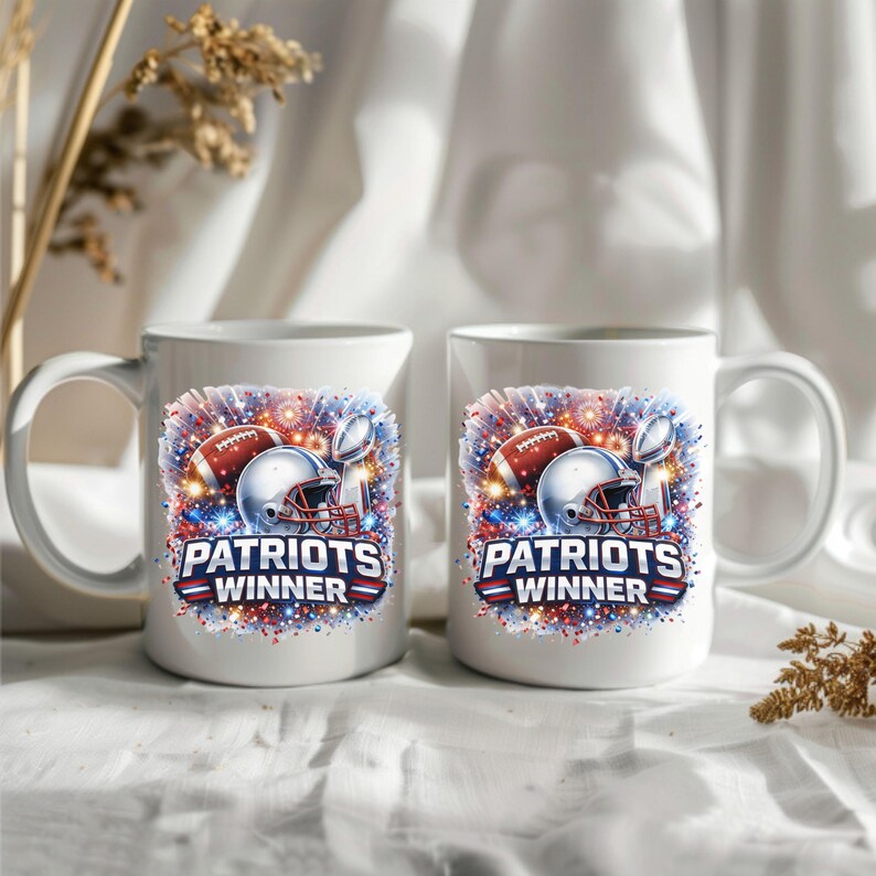 Patriots Winner 2026 Mug, Vintage Sports Fan Gift, Game Day Gift Mug ...