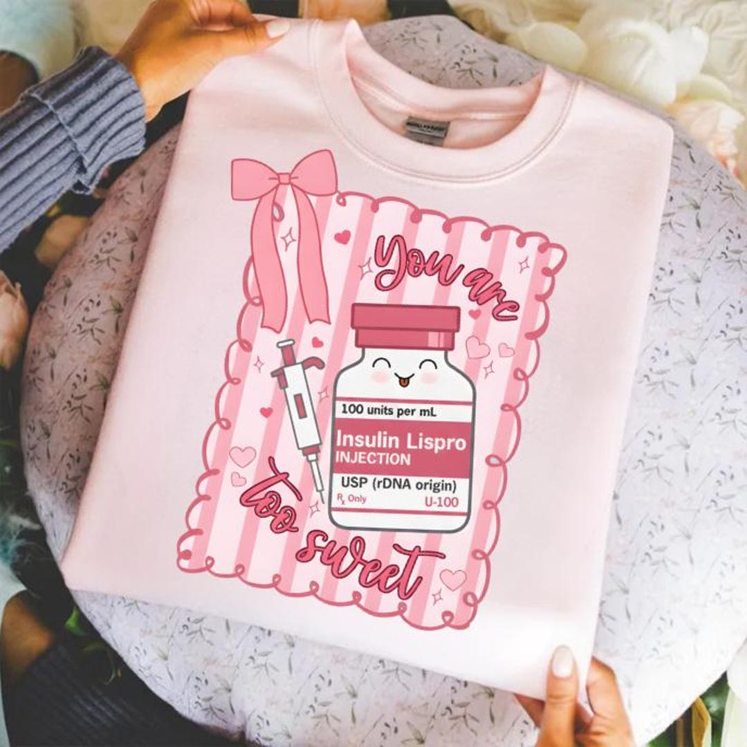 Insulin Love PNG Clipart, Cute Diabetes Valentine Sublimation, Pink ...