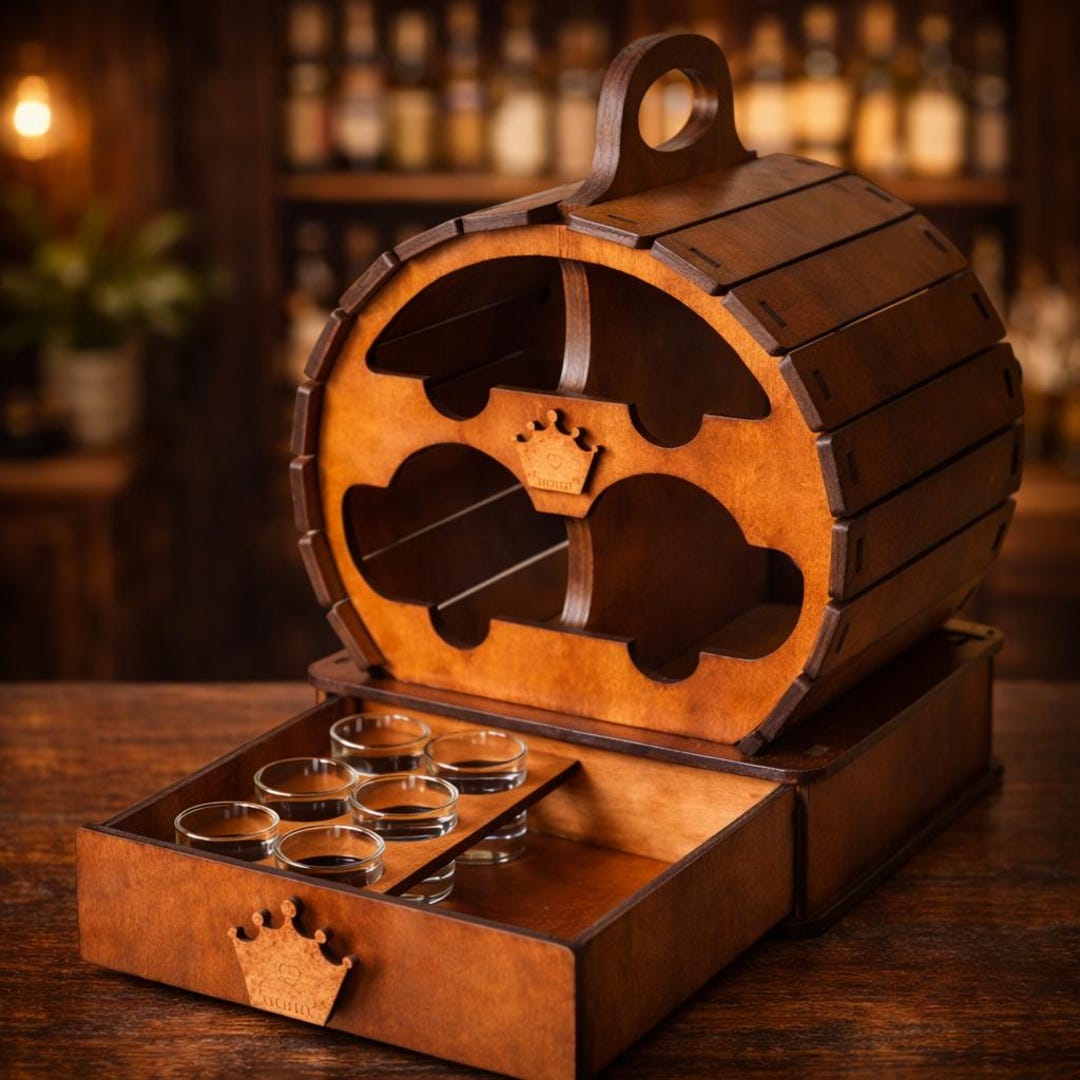 CNC Laser Cut Mini Bar Design | CDR File | Digital Download - Etsy UK