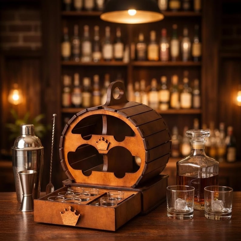 CNC Laser Cut Mini Bar Design | CDR File | Digital Download - Etsy UK