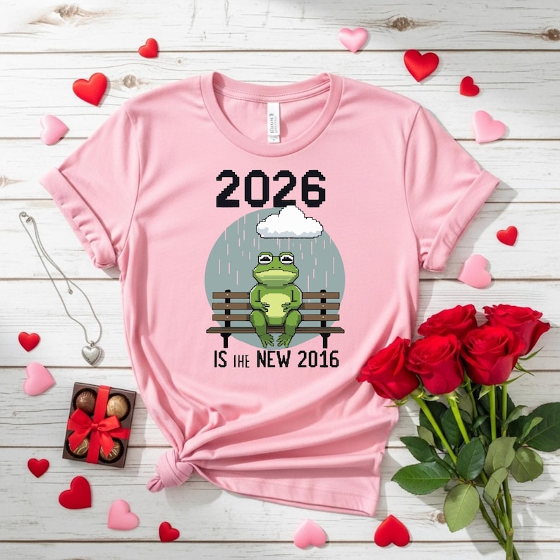 Sad Frog Meme T-shirt Design | 2026 is the New 2016 | Digital Download ...