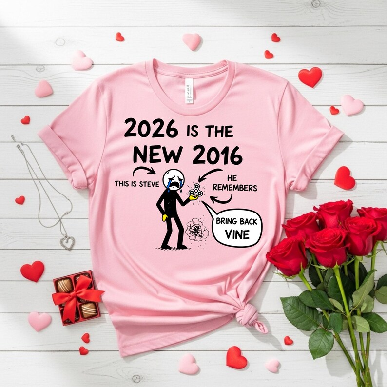 Bring Back Vine T-shirt Design | Funny Nostalgia Meme | 2026 is the New ...