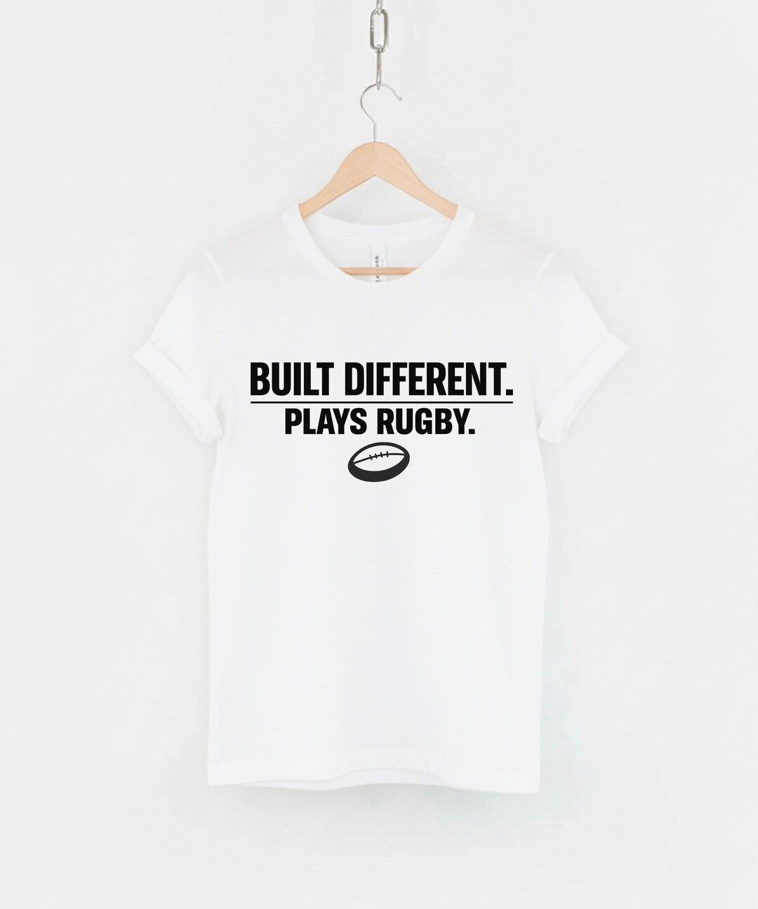 Built Different Plays Rugby Shirt Minimal Rugby Player Tee - Etsy