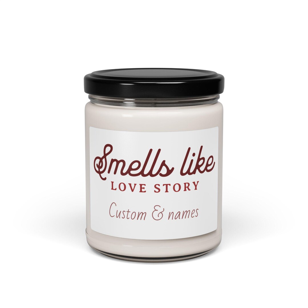 Smells Like Love Story Candle | Custom Names - Etsy