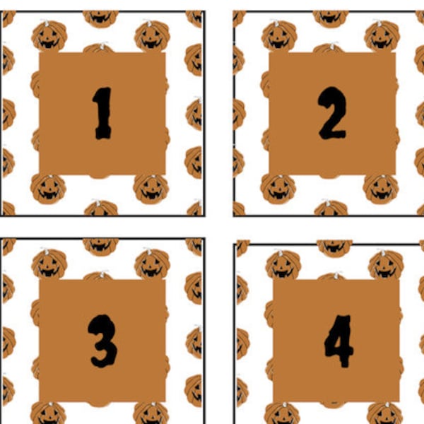 Calendar Numbers - Etsy