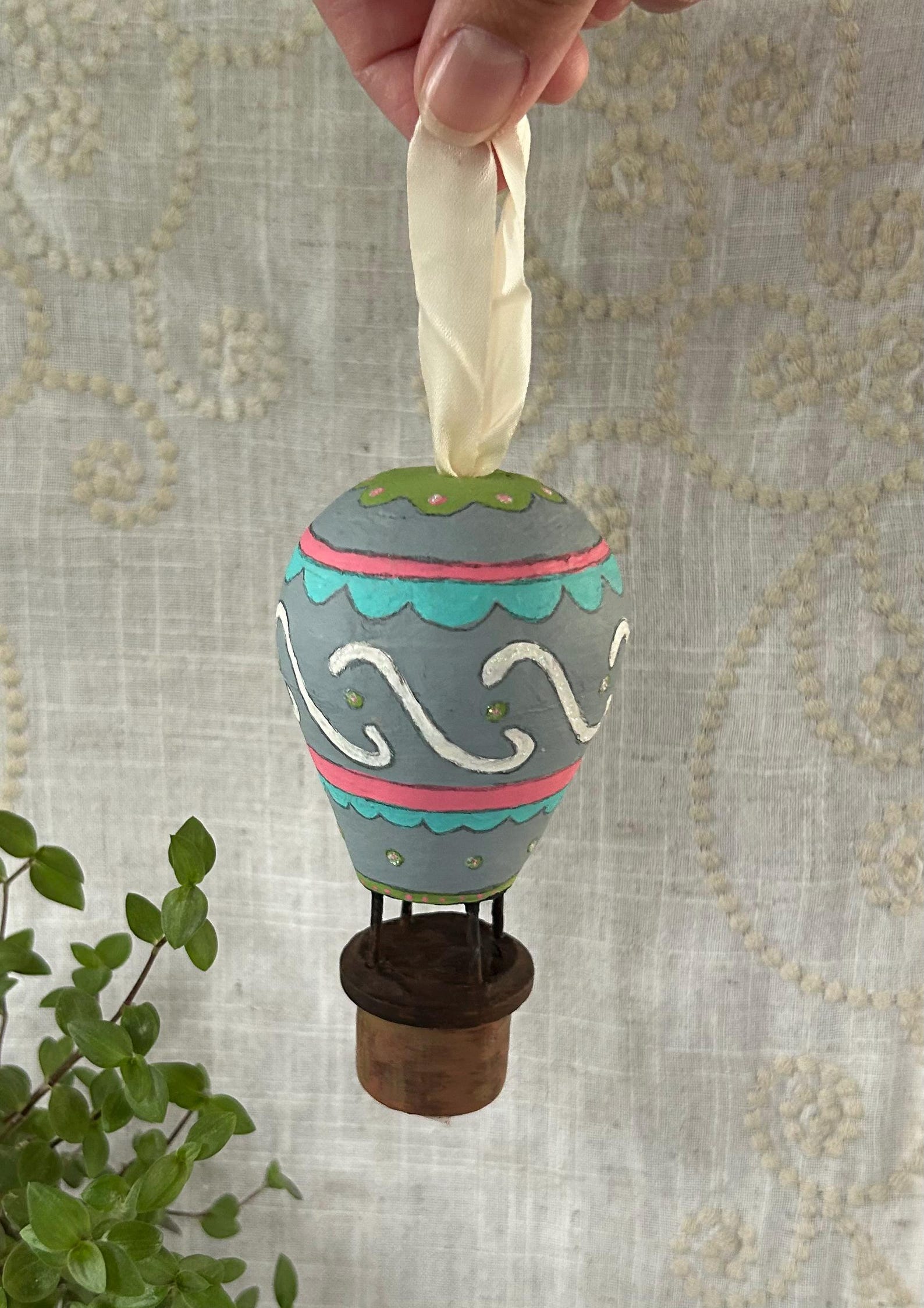 Watte Cotton Paper Hot Air Balloon Ornaments - Etsy