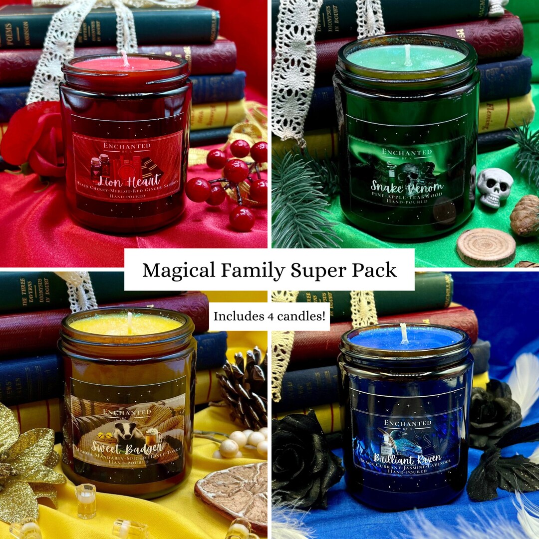 Magical Family Candle Set Includes 4 Candles - Etsy