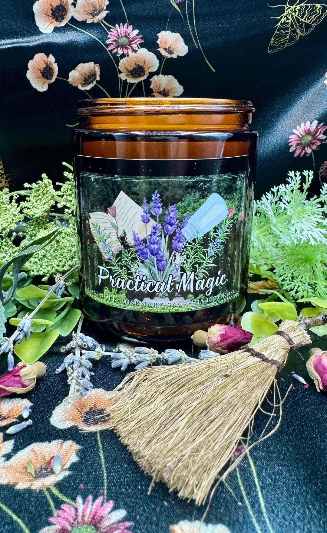 Practical Magic | Lavender, Rosemary, Sage, & Hint of Rose Scented - Etsy