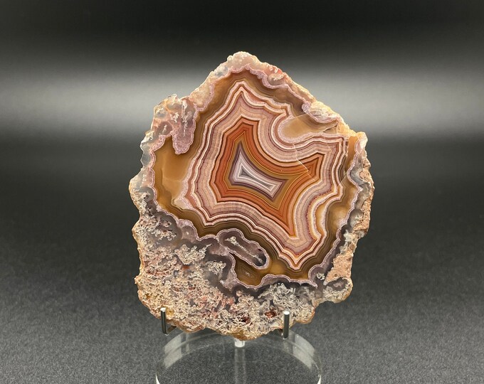 Laguna Agate From Ojo Laguna Chihuahua, Mexico, With Excellent Banding ...