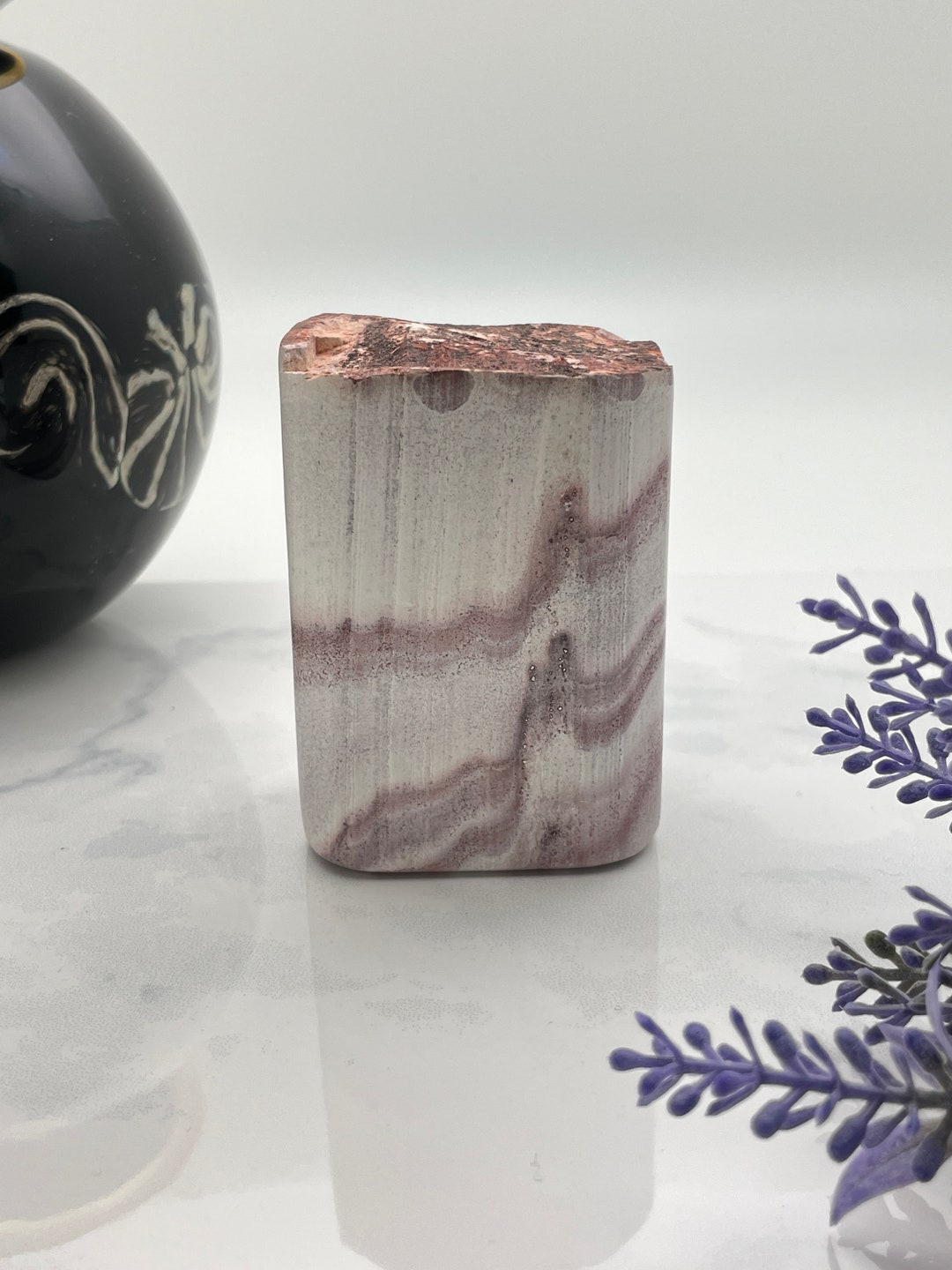 Wonderstone Banded Rhyolite, Polished and Super Smooth With Rough Top ...